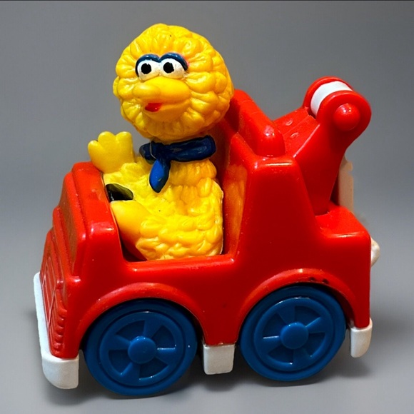 Jim Henson | Toys | Tyco 993 Sesame Street Big Bird In Red Tow Truck ...